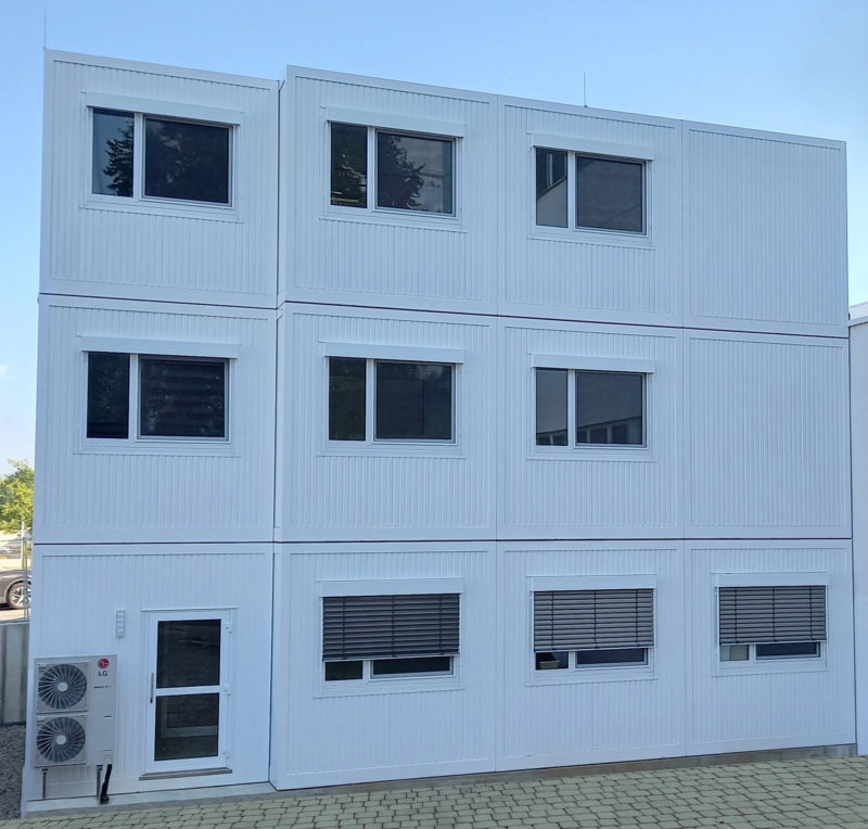 Perfekte Interimslösung: Heinkel Modulbau realisiert Bürogebäude in ...